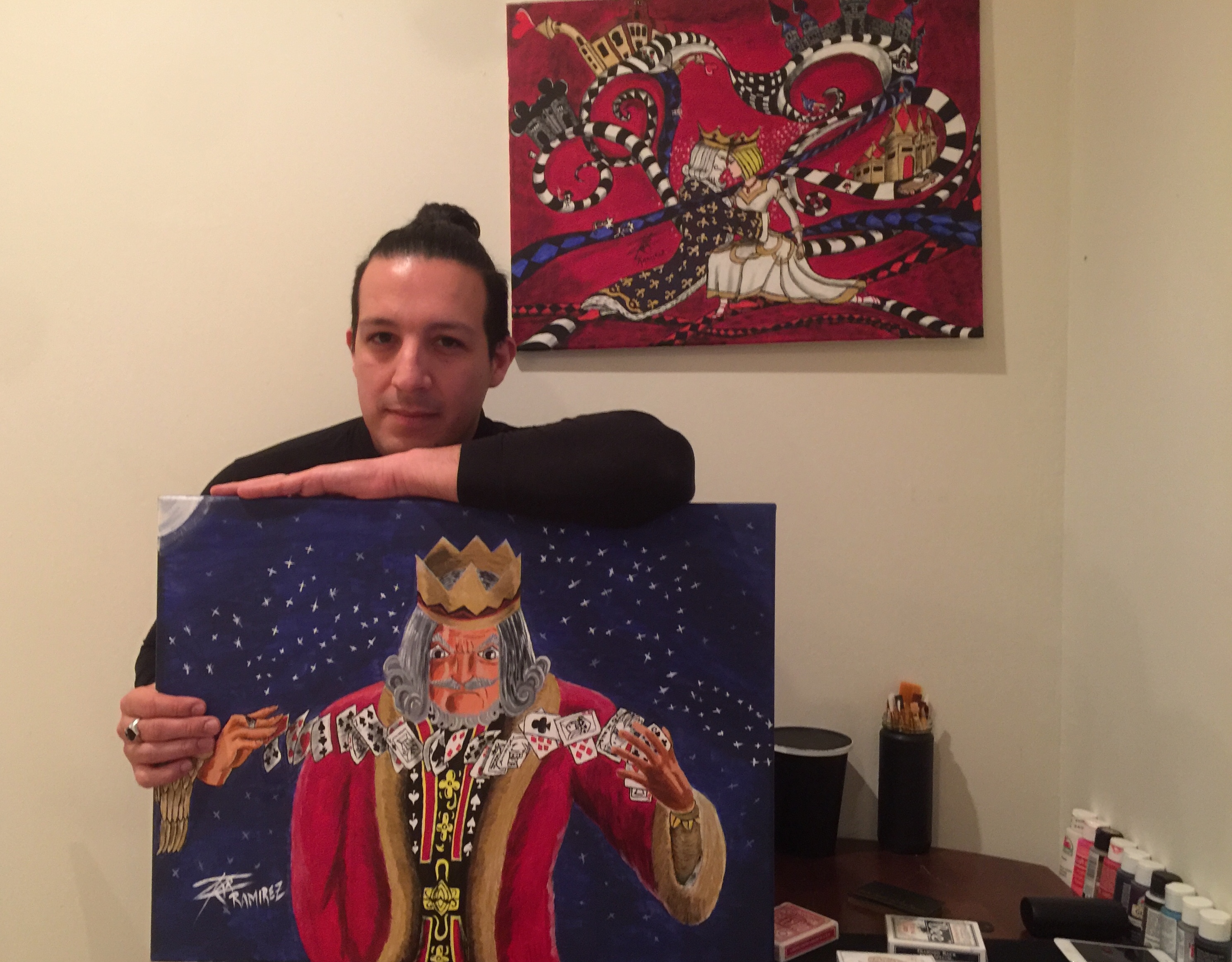 Un artista internacional pintó una obra titulada El Rey René, en ...