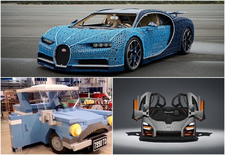 10 autos de tamaño real hechos con Lego