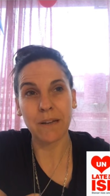 Conmovida, Laura Aladro agradeció al "ángel" y "la familia donante", y ...