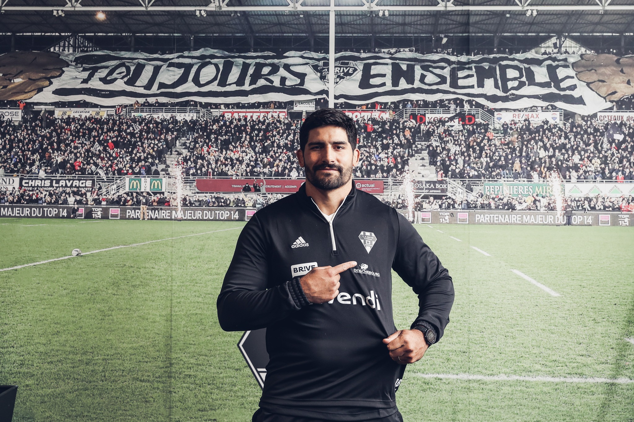 Rodrigo Bruni tuvo su primer contacto en Brive