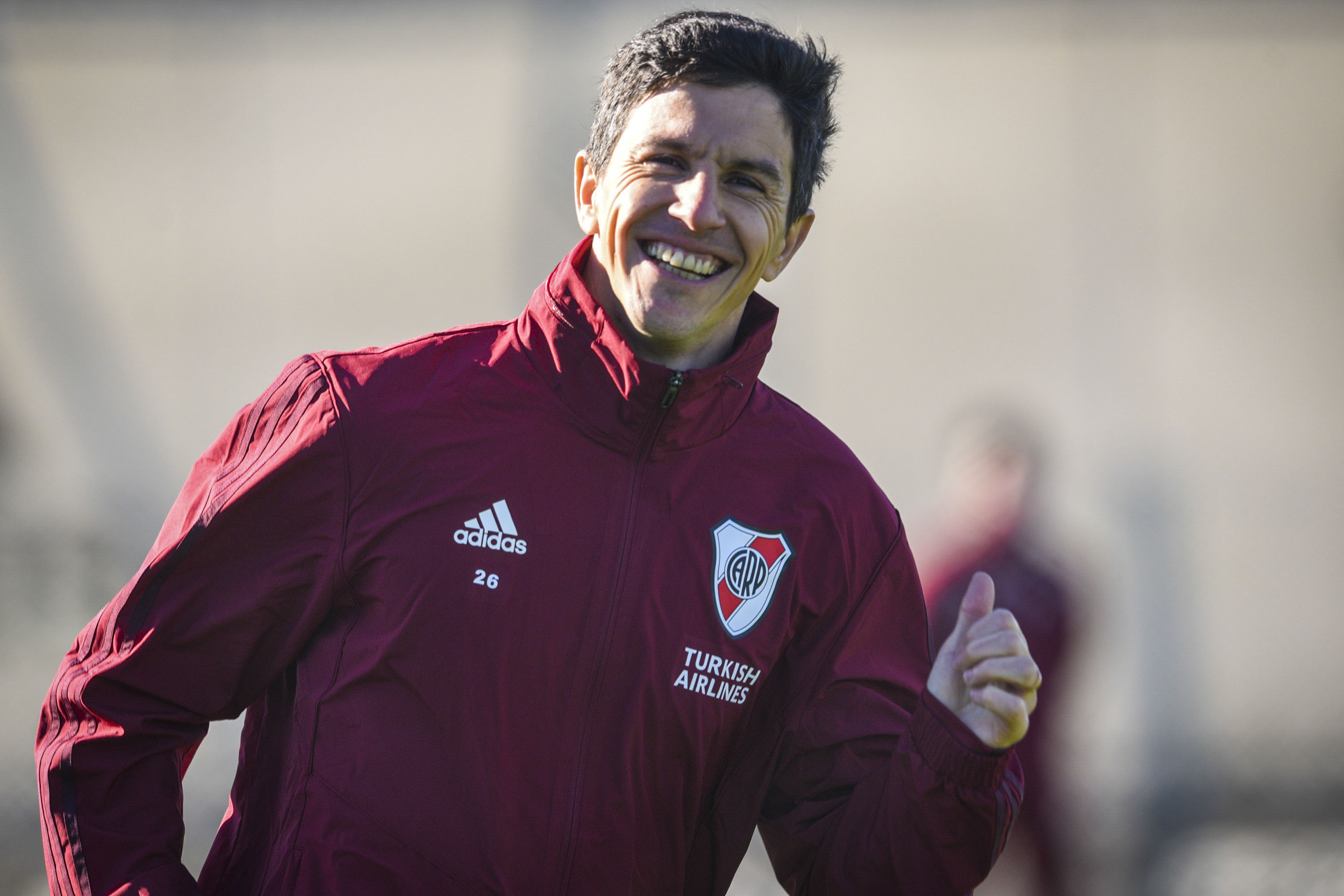 “Nacho” Fernández se sumó a los entrenamientos de River