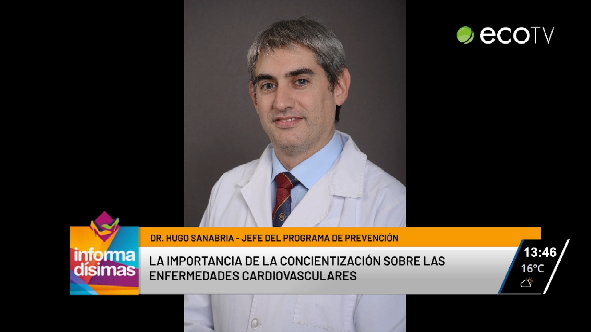 Dr. Hugo Sanabria dialogó con Informadísimas por Eco TV y la 104.1 ...
