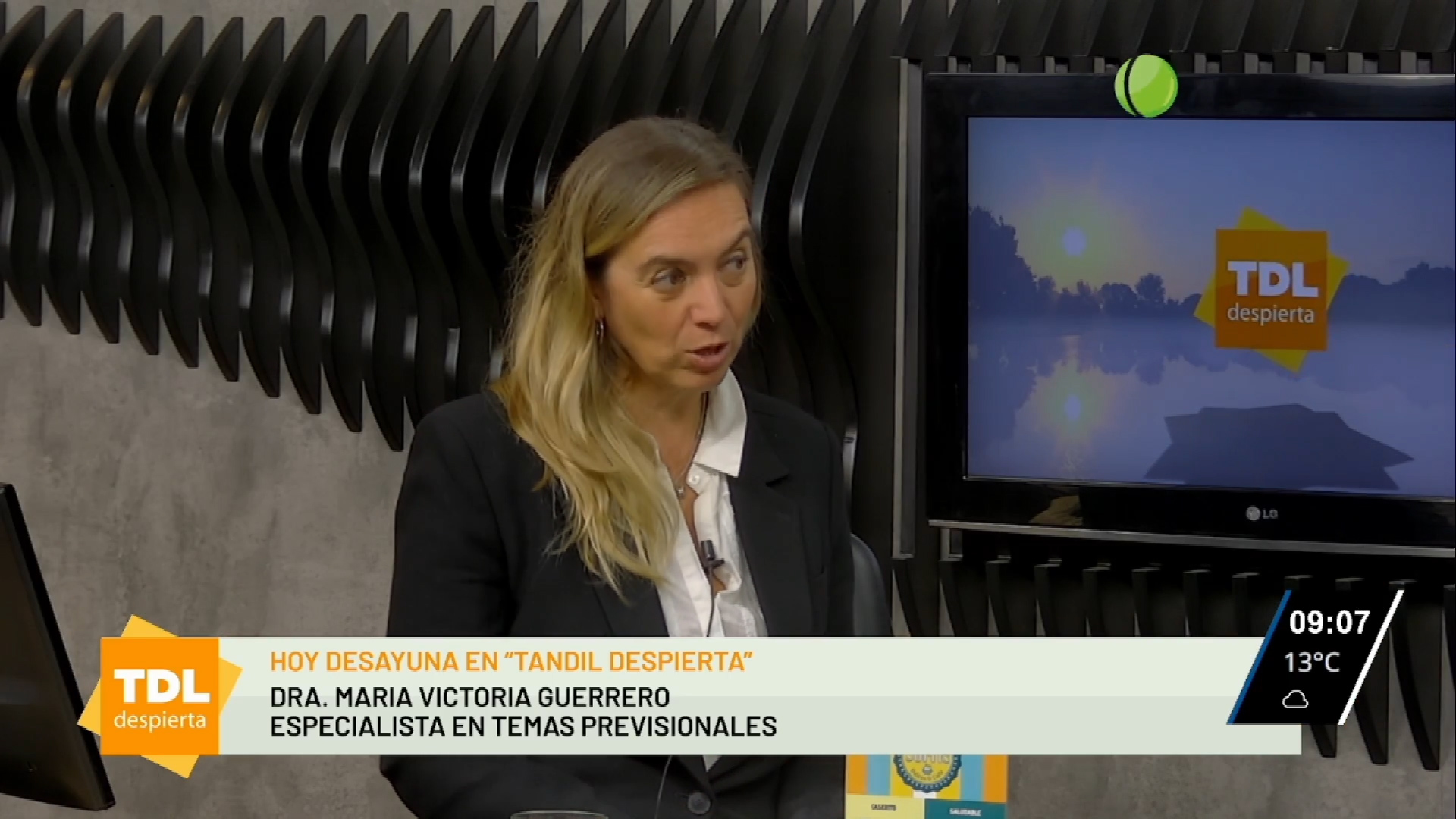 Dra. Maria Victoria Guerrero en Tandil Despierta por la 104 1 Tandil FM y ECO TV