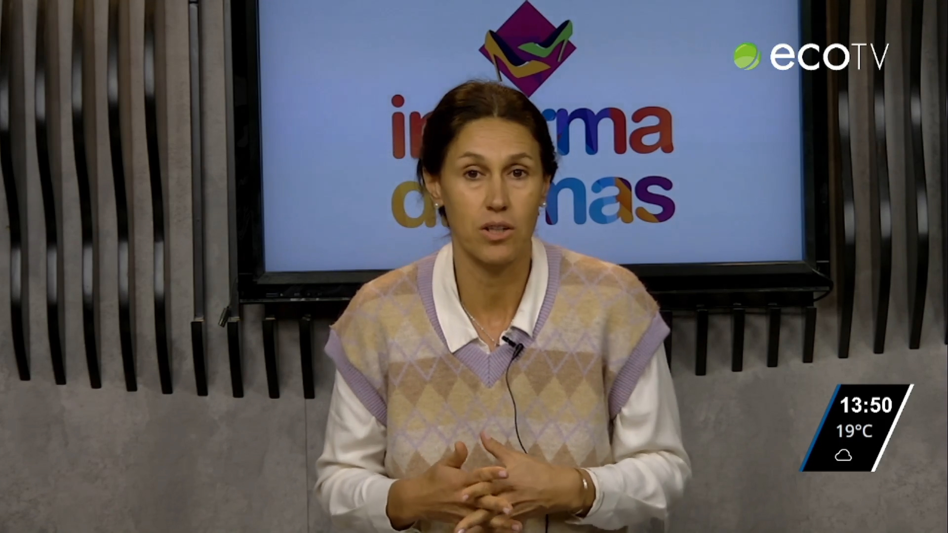 Maria Paz Rigotti en Informadísimas por la 104 1 Tandil FM y ECO TV