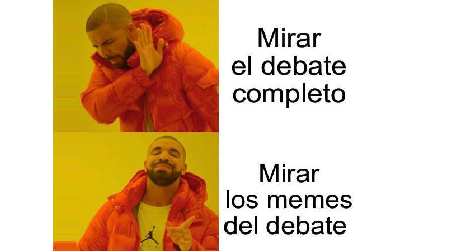 Sobre debates, candidatos, propuestas y...memes