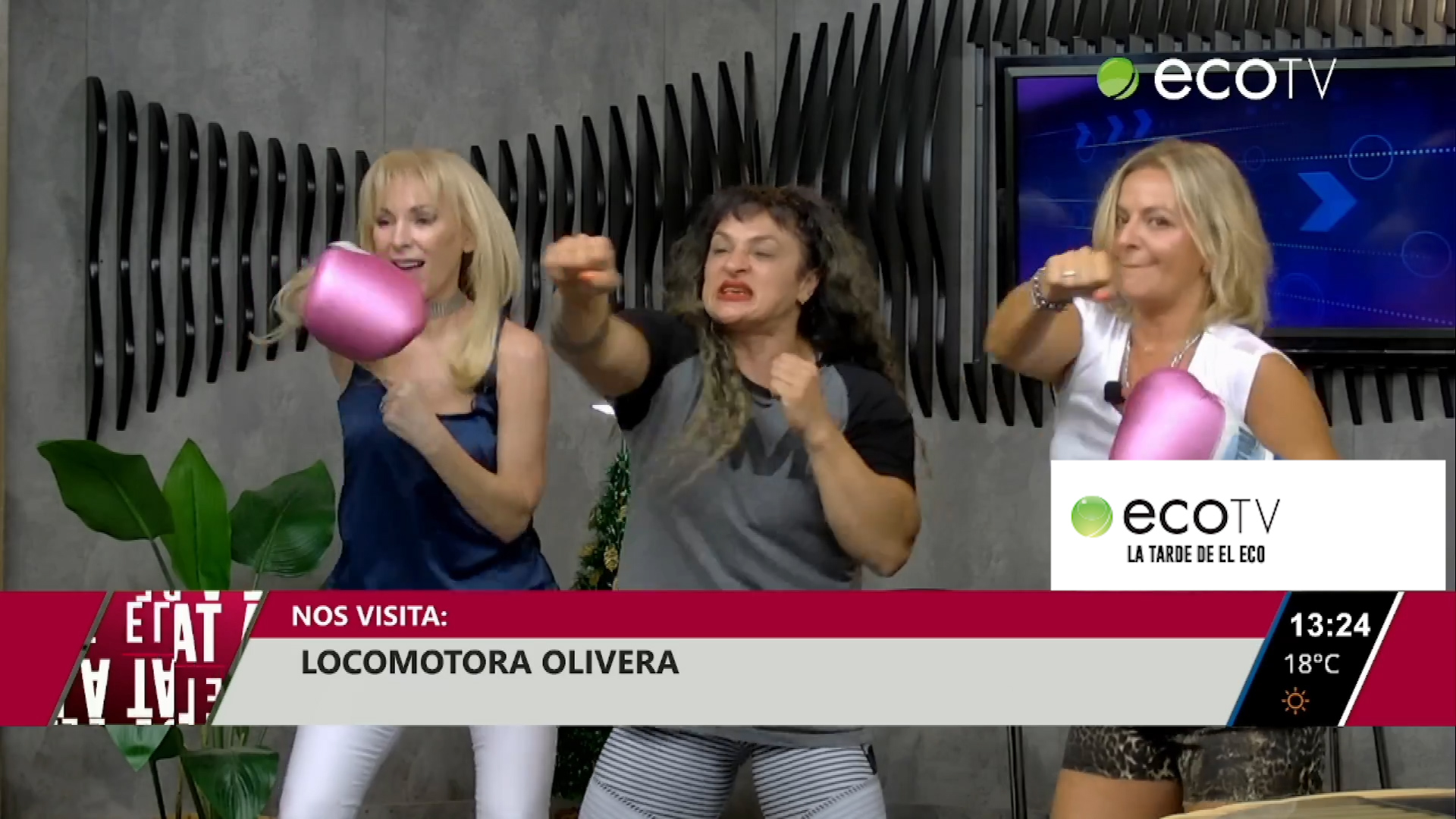 La Locomotora Olivera y un entrenamiento en vivo en El Eco