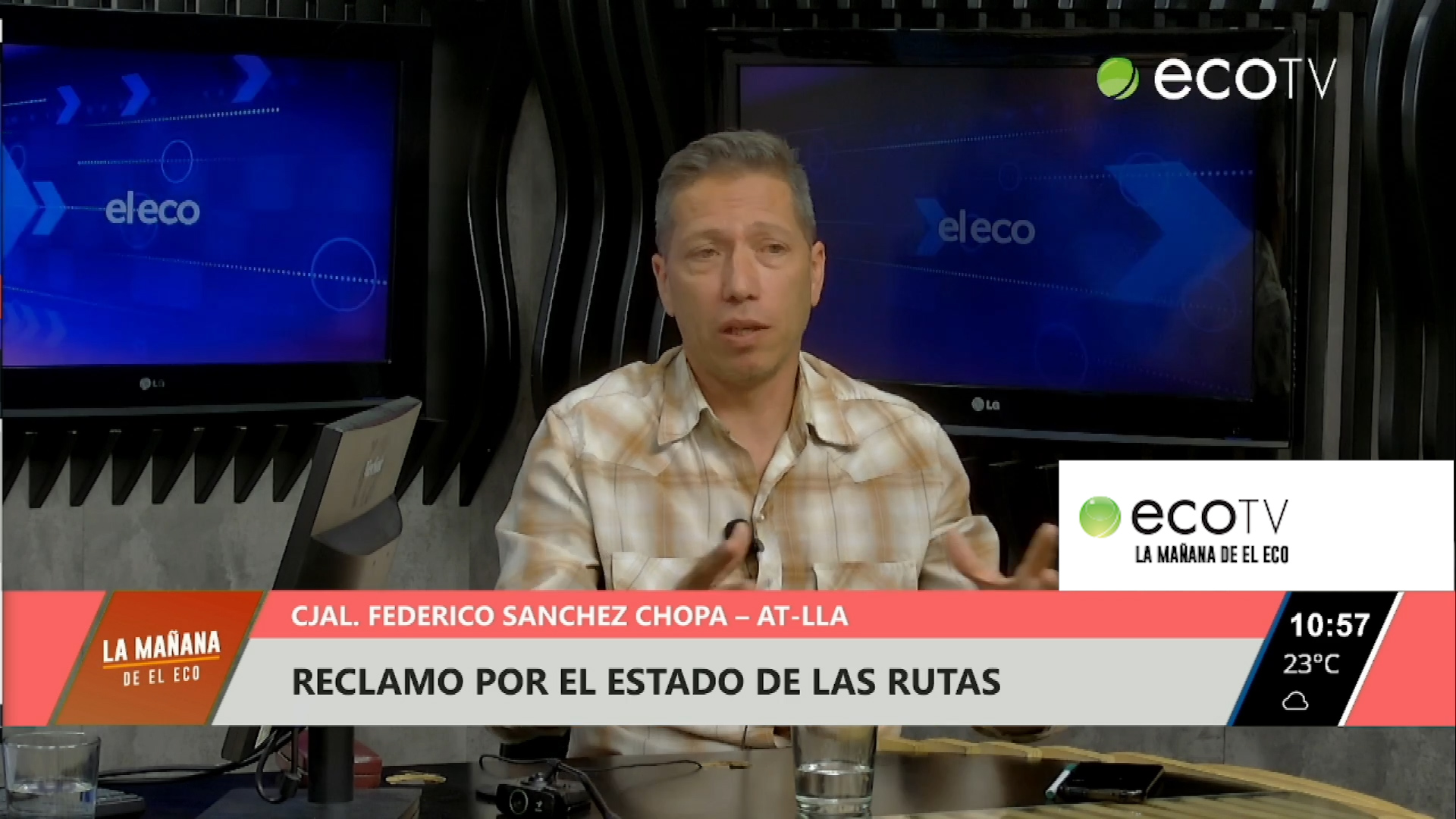 Reclamo por el estado de las rutas