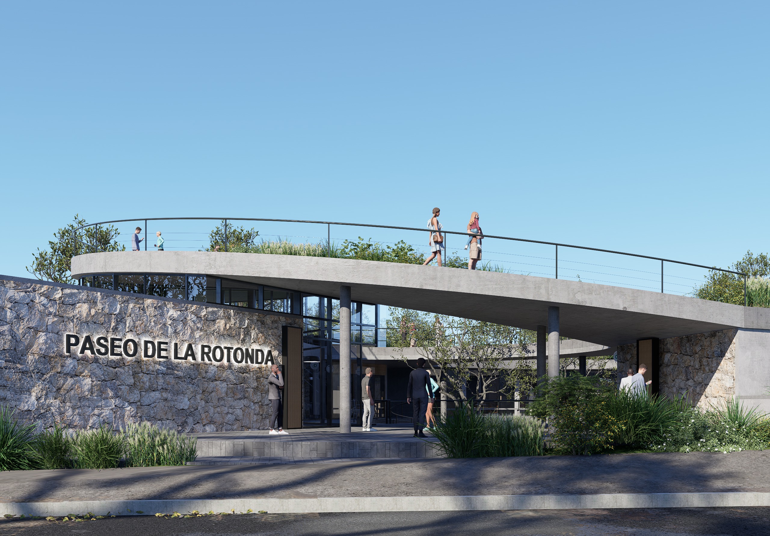 Así será el "Paseo de la Rotonda", el nuevo espacio que se construye a ...