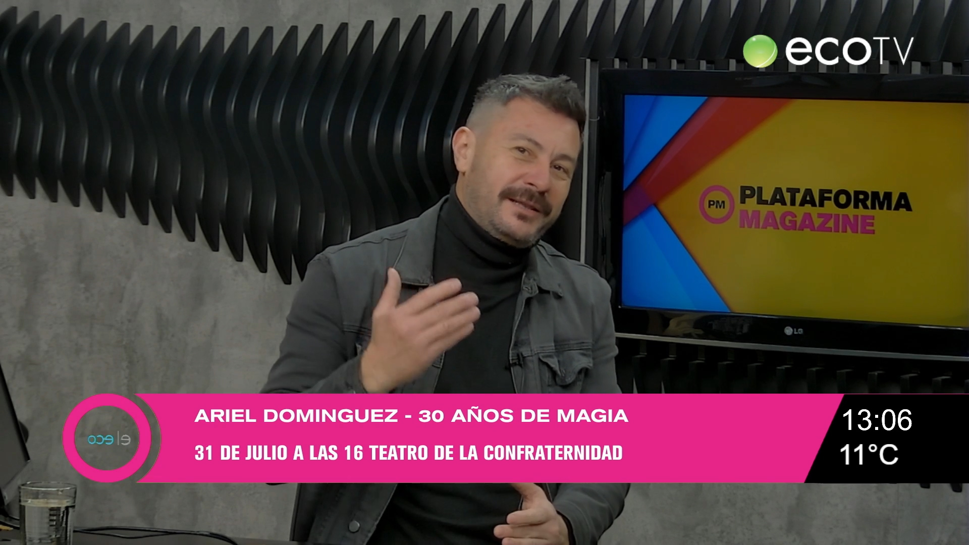 30 años de magia: El "mago" Ariel en el teatro de la confraternidad
