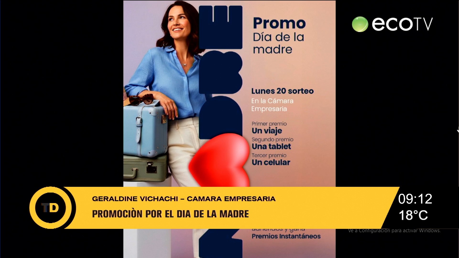 Promoción de la Cámara Empresaria por el Día de la Madre