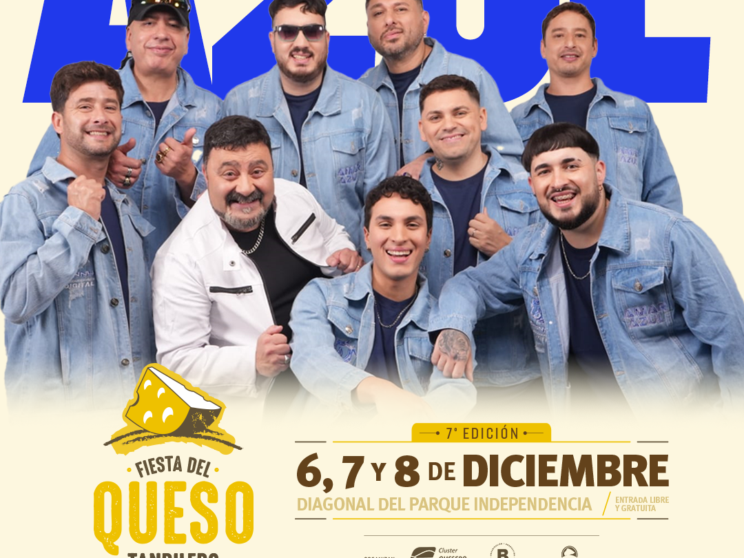 Amar Azul cerrará la primera noche de la 7ma. Fiesta del Queso